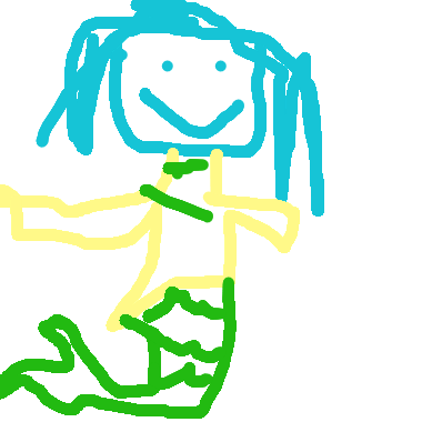 塗鴉作品：mermerd - 文化部-兒童文化館